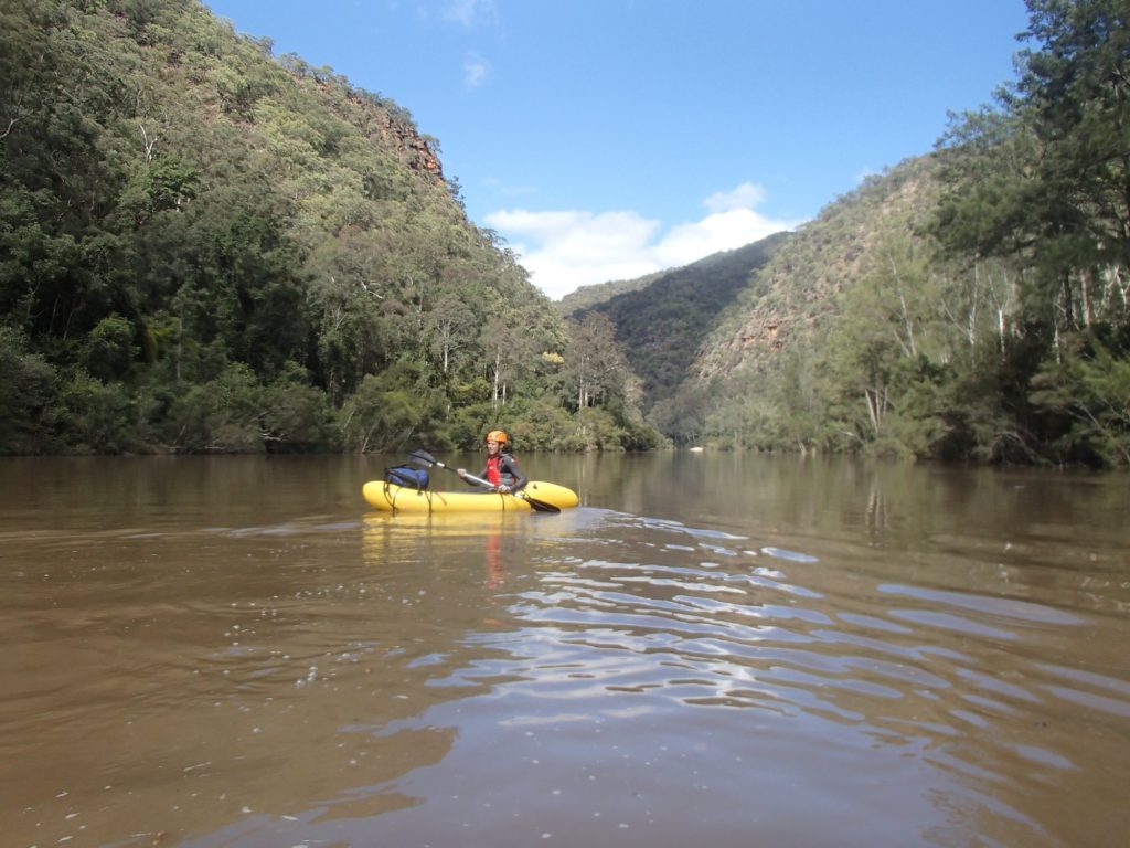 Colo River Packraft trip (Bob Turners Track to Upper Colo Bridge ...
